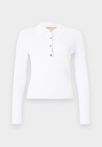 MICHAEL Michael Kors CLEAN - Camisola de manga comprida - white/branco ...