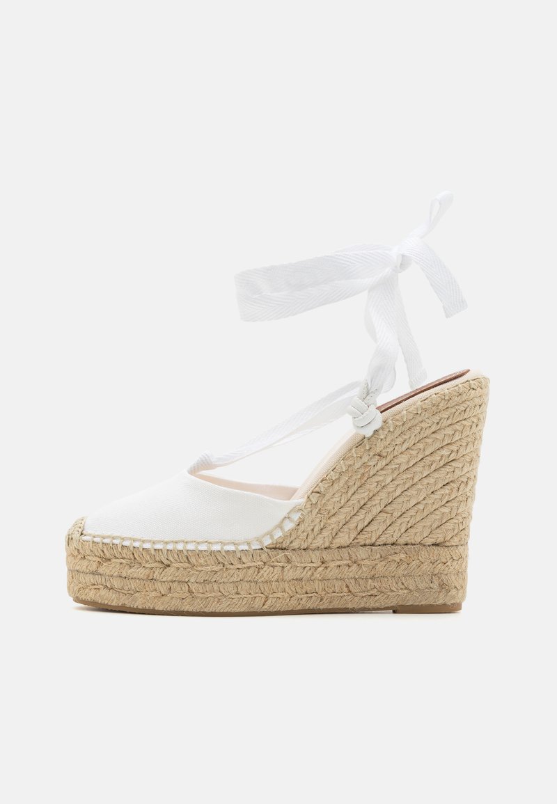 Polo Ralph Lauren WEDGE - Platform sandals - white - Zalando.de