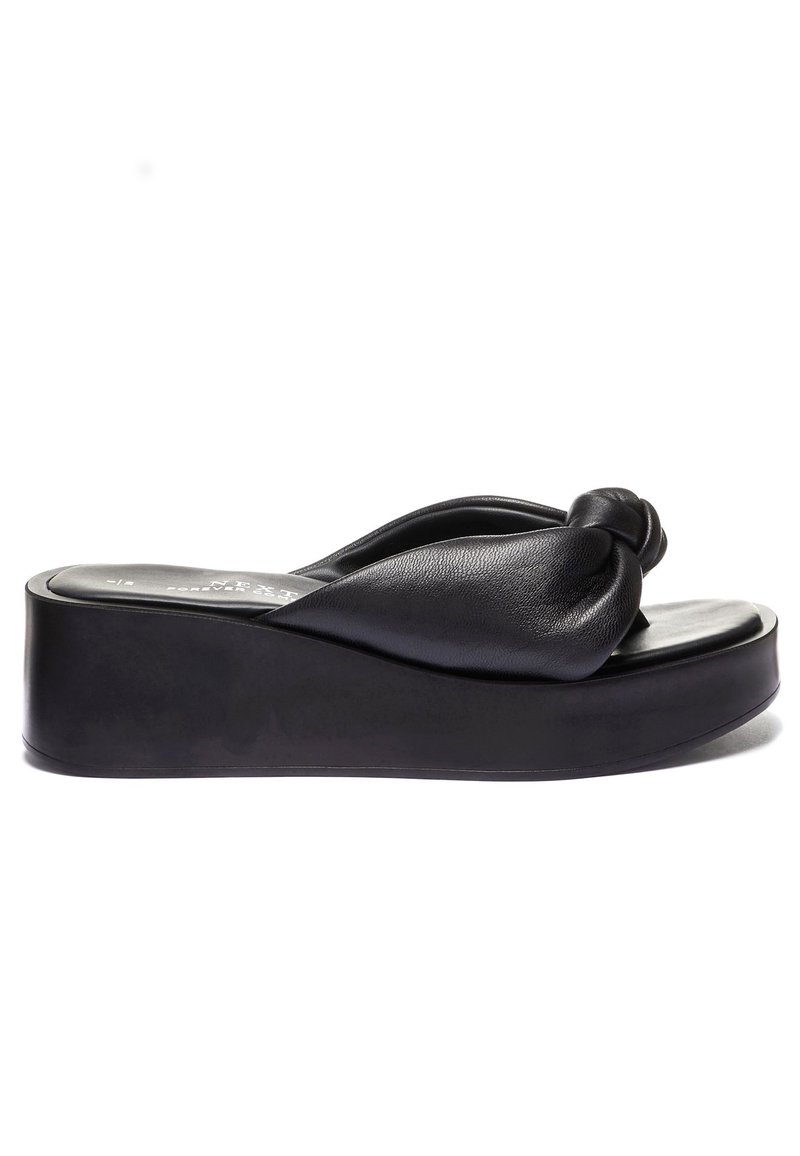Next FOREVER COMFORT KNOT TOE POST - T-bar sandals - black - Zalando.de