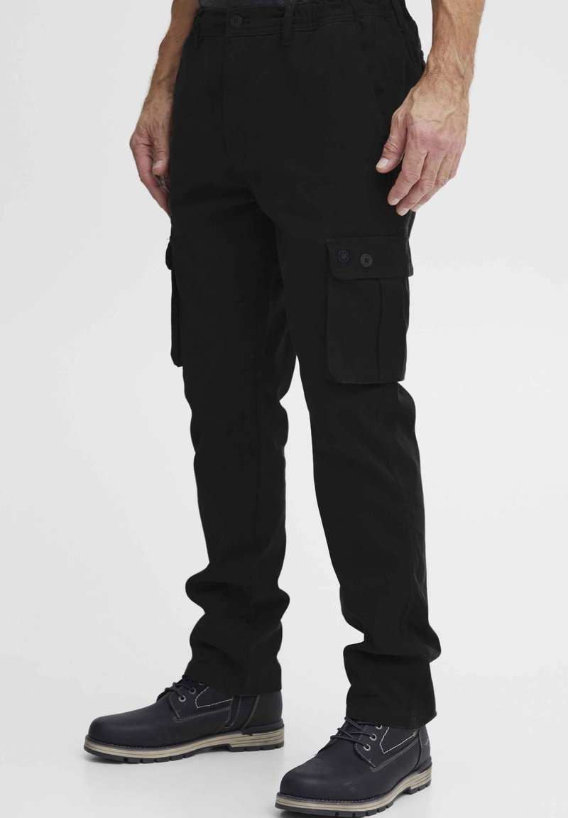 FQ1924 FQHARRIS - Cargo trousers - deep depths/black - Zalando.co.uk