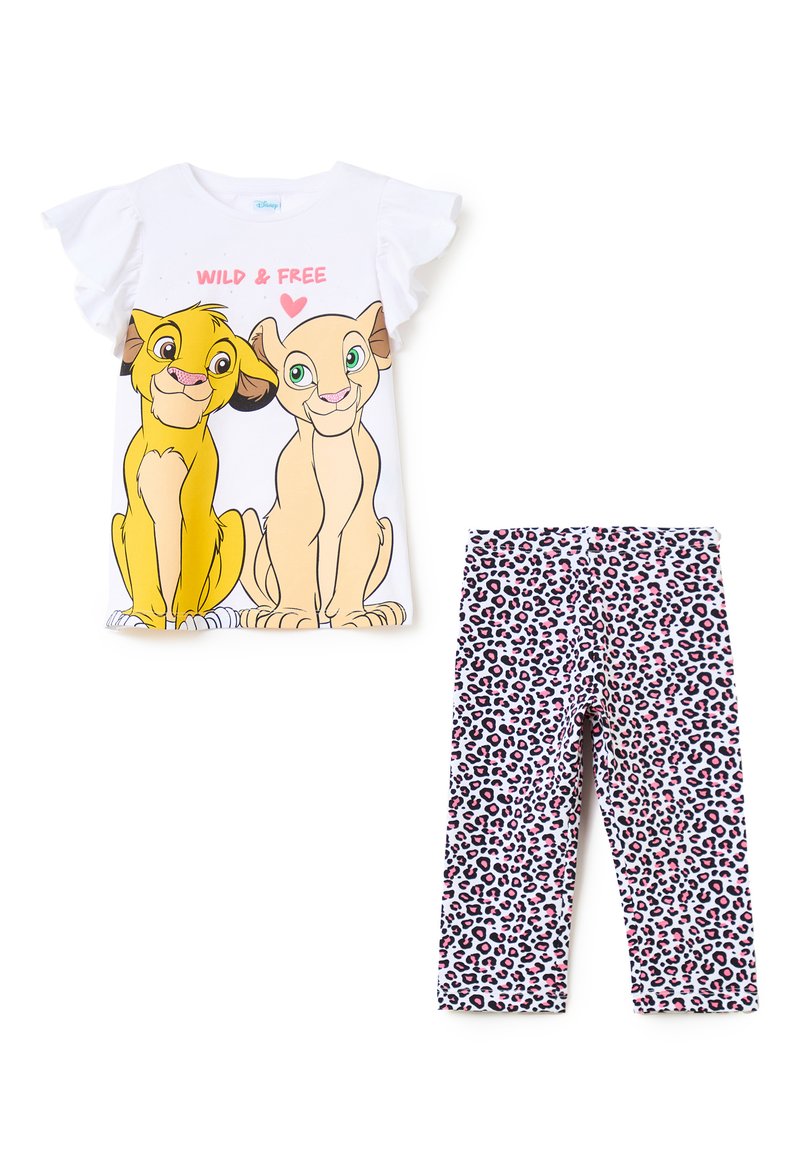 OVS SET SIMBA AND NALA - Legging - white brown/blanc - ZALANDO.FR