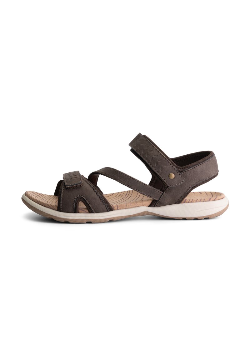 Travelin SOLLIA - Walking sandals - dark brown - Zalando