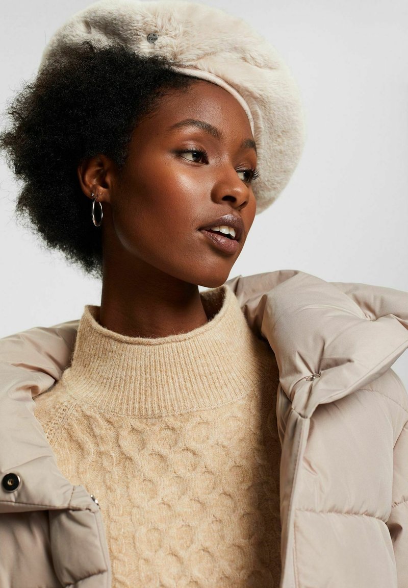 Esprit Bonnet - beige/beige chiné - ZALANDO.FR