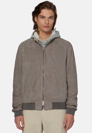 AllSaints DAINS - Lederjacke - beige - Zalando.de