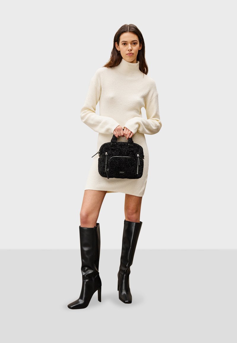 nat & nin MINI MACY - Bolso de mano - black/negro - Zalando.es