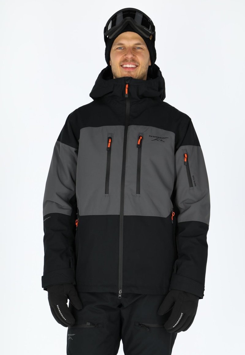 Swedemount FREERIDE SHELL JACKET - Ski jacket - charcoal black/dark ...