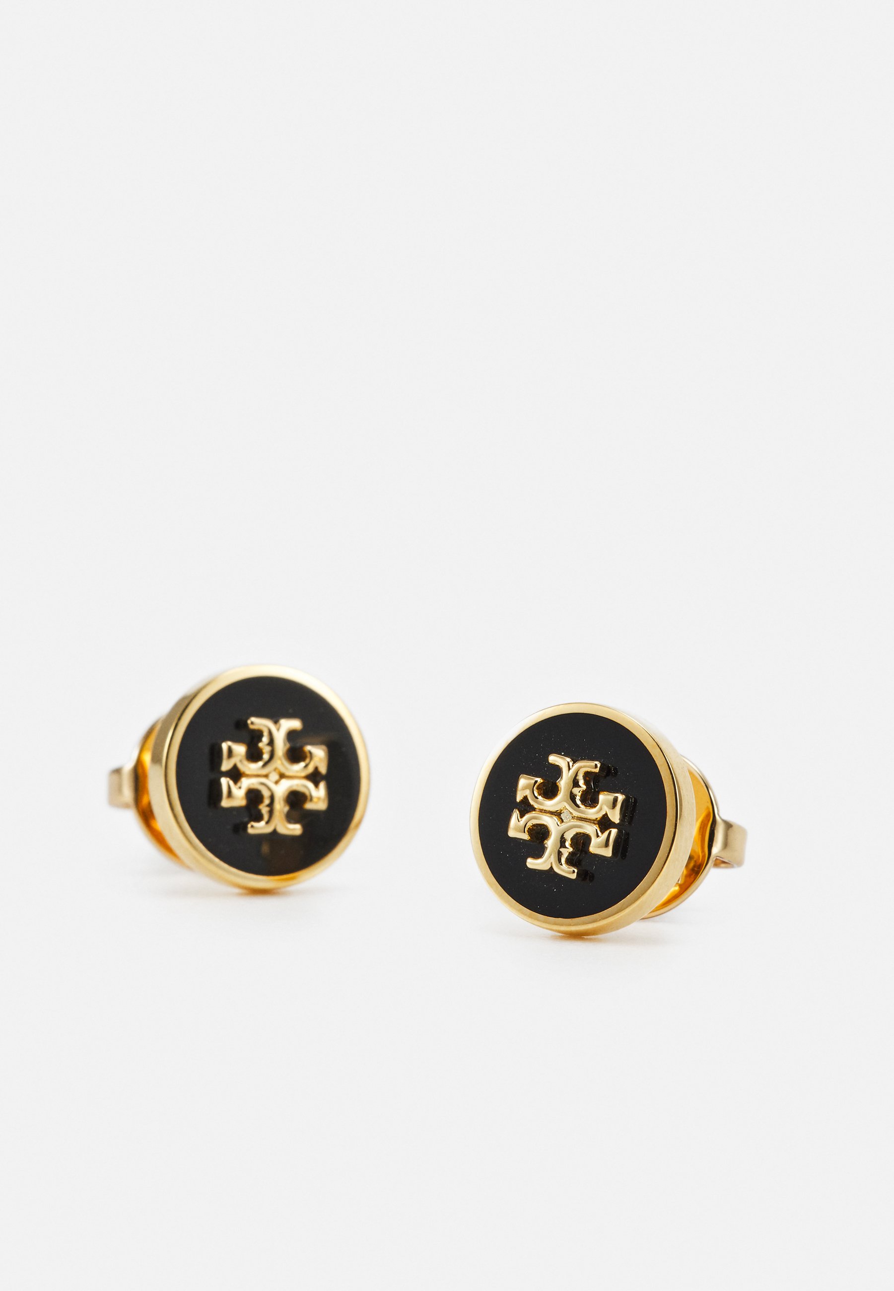 KIRA CIRCLE STUD EARRING Earrings tory gold coloured black