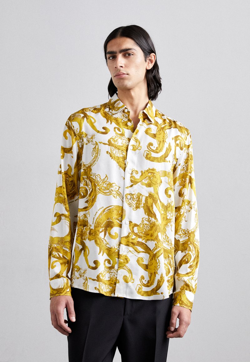 Versace Jeans Couture ALL OVER - Camicia - white/gold/bianco - Zalando.it