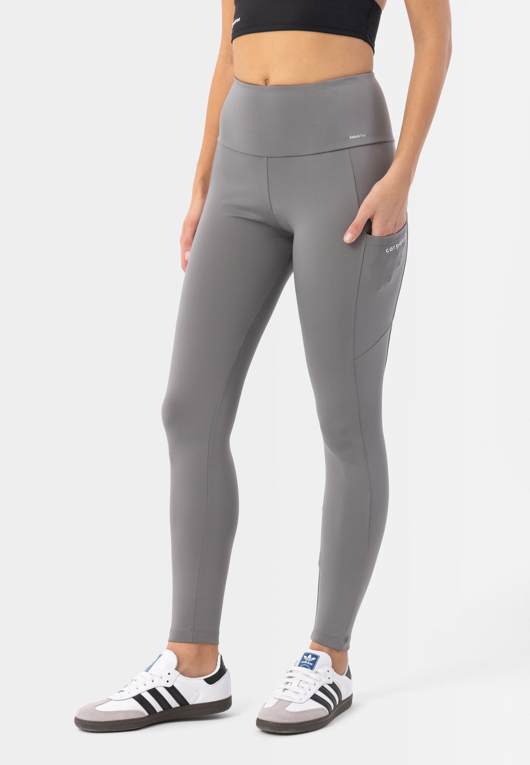 Grey leggings with pockets store