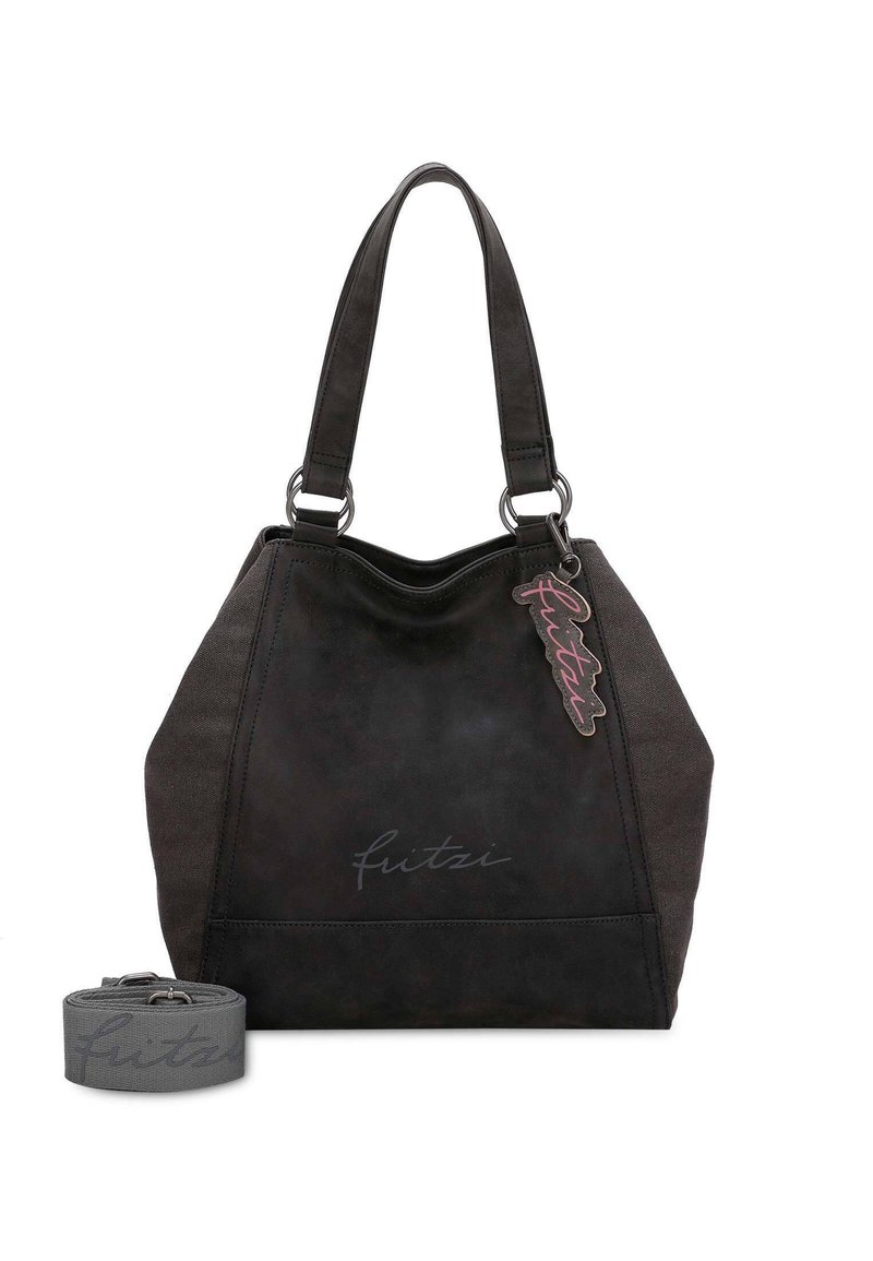 Fritzi aus Preußen JOY - Handväska - vintage mix black/svartmelerad ...