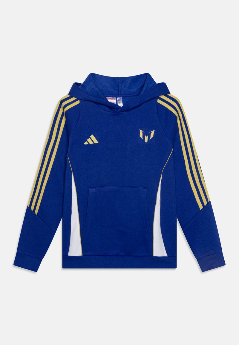 adidas Performance MESSI UNISEX - Hoodie - semi lucid blue/white/blue ...