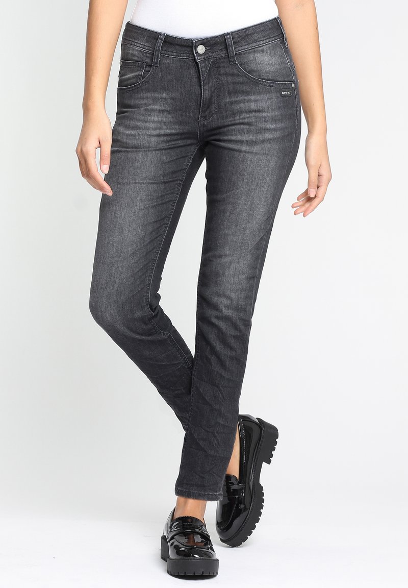 Gang 94AMELIE - Slim fit jeans - universal class wash/black denim - Zalando