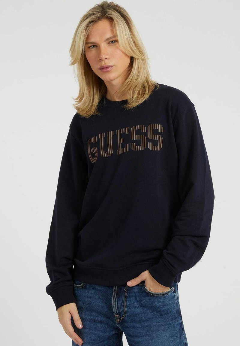Guess Sweatshirt - blau/dunkelblau - Zalando.de