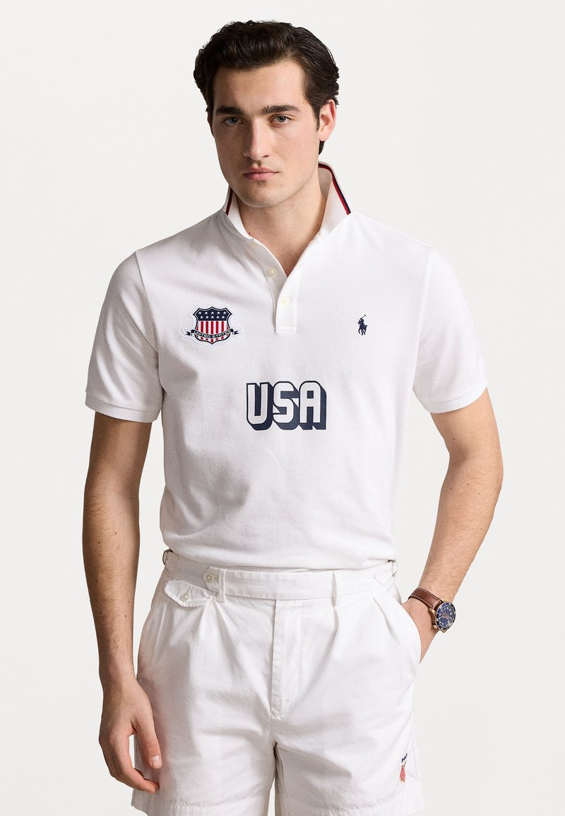 Polo Ralph Lauren CLASSIC FIT USA POLO SHIRT - Polo shirt - white - Zalando