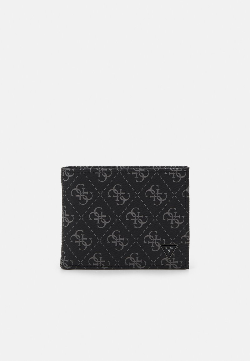 Guess VEZZOLA SMART BILLFOLD UNISEX - Wallet - dark black/black ...