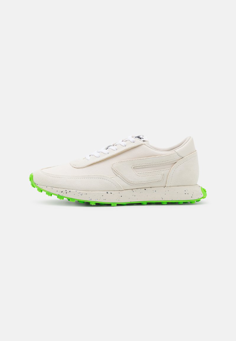 Diesel S-RACER LC - Sneakers - white/green/hvid - Zalando.dk