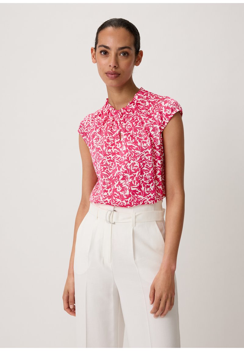 comma Blouse - pink/white - Zalando.de