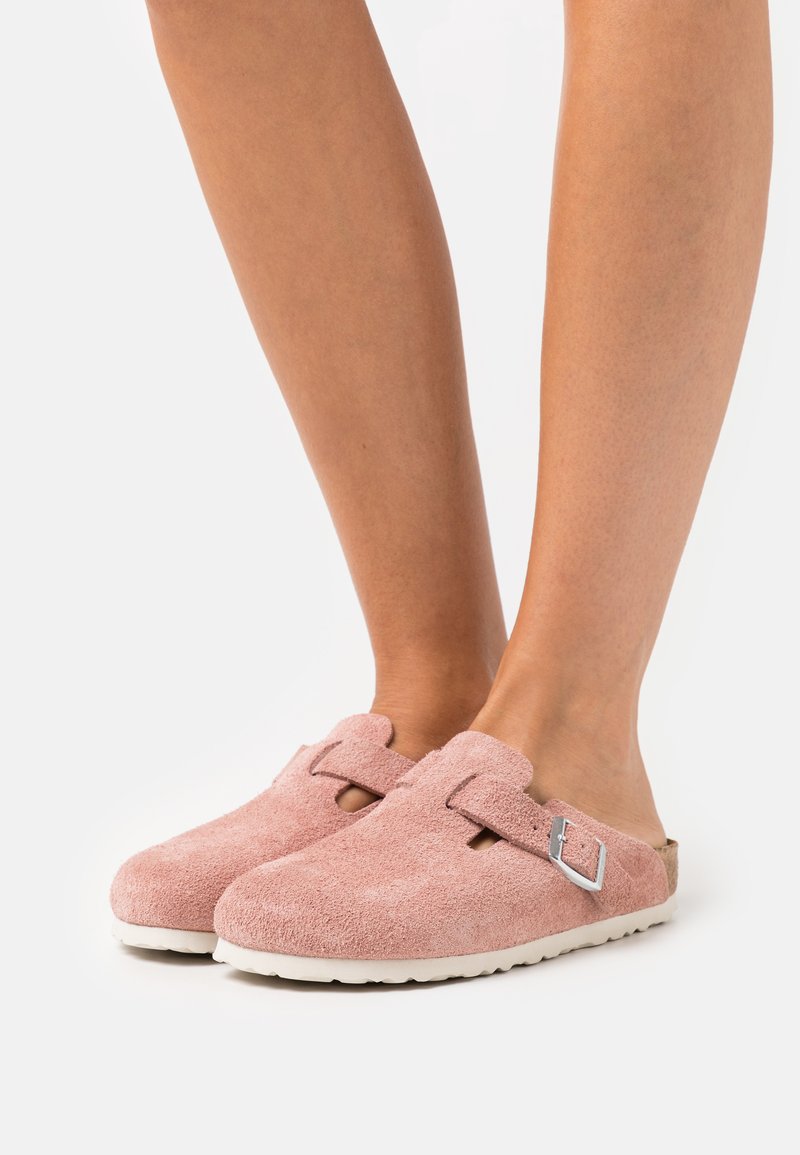 Birkenstock BOSTON NARROW FIT - Natikače - pink clay/svjetloružičasto ...