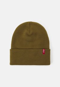 Levi's® SLOUCHY TAB BEANIE UNISEX - Muts - dark army green/olijfgroen - Zalando.be