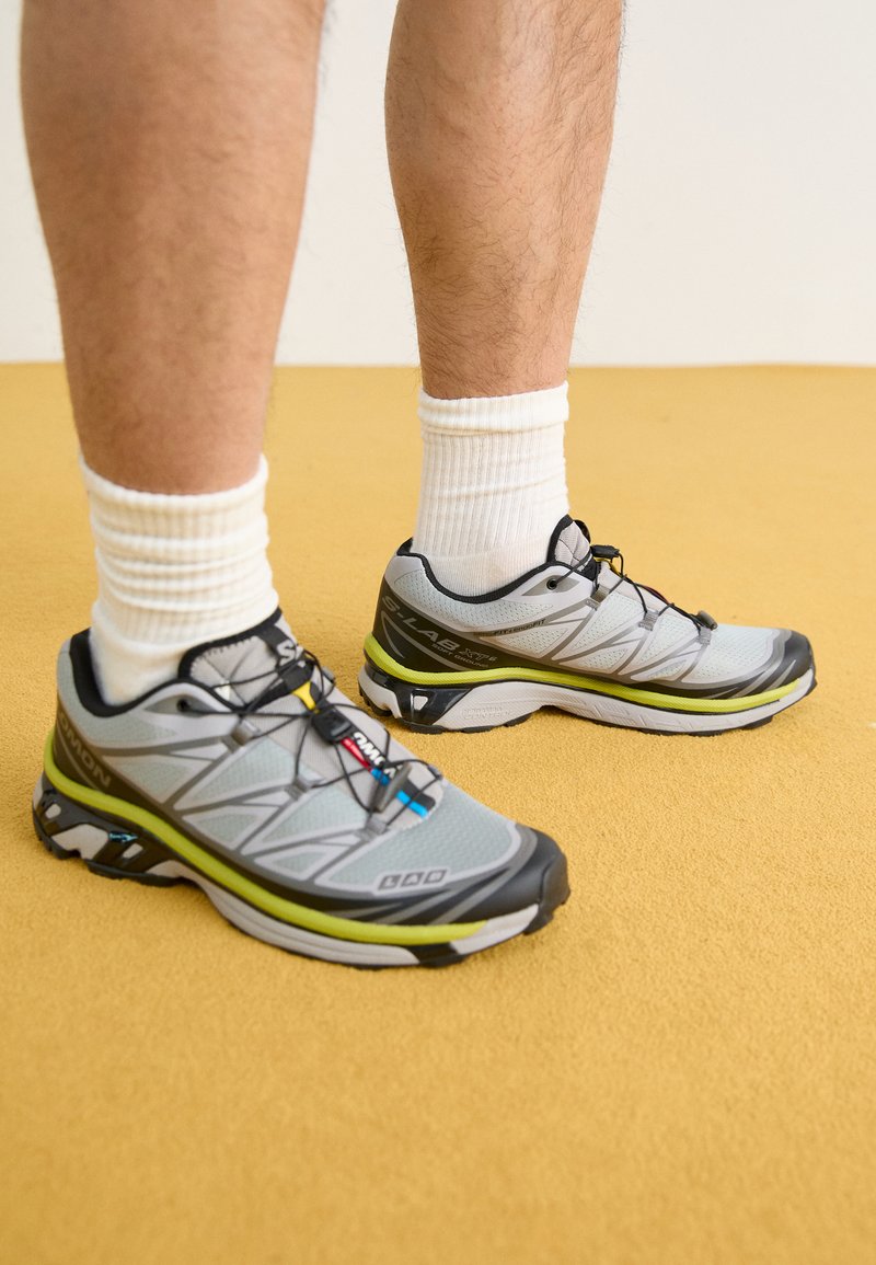 Salomon Sportstyle XT 6 UNISEX - Trainers - alloy/black/dark citron ...