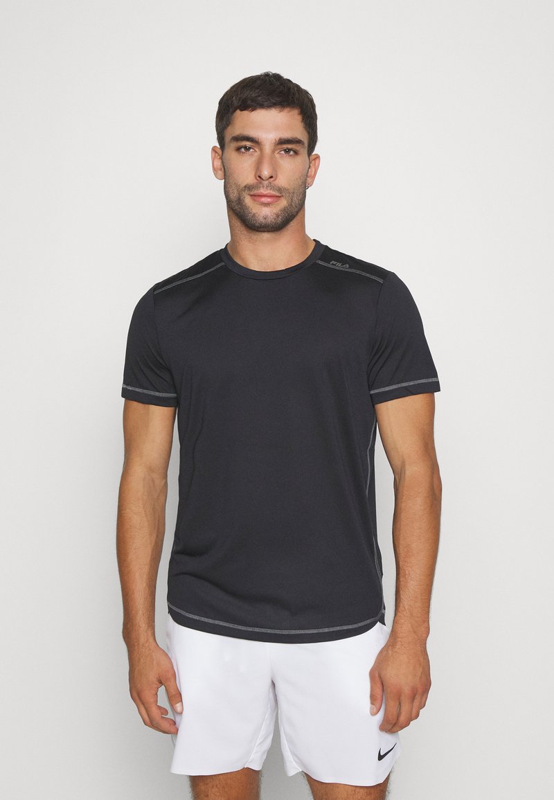 Fila JANNIS - T-Shirt basic - black/schwarz - Zalando.at