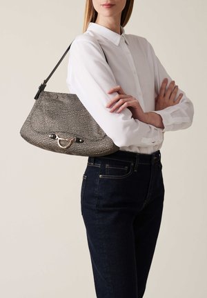 Borbonese NEW ORBIT HOBO MEDIUM-OP - Handtasche - op natural black ...