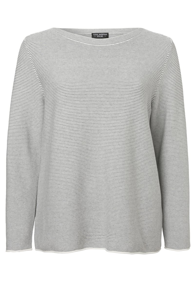 Via Appia Due Jumper - grau melange ecru/grey - Zalando.de