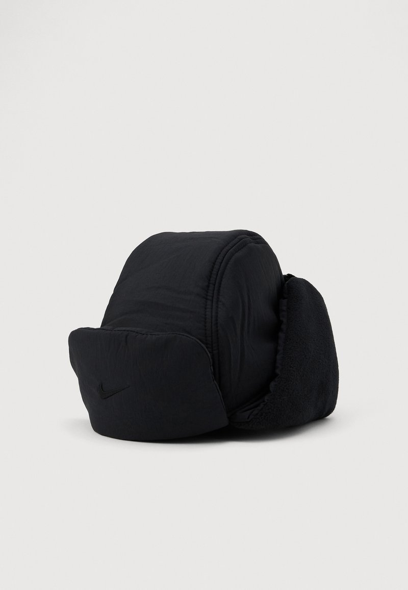 Nike Sportswear FLY CAP PUFFER TRAPPER UNISEX - Öronvärmare - black ...