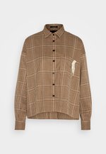 Replay Button-down blouse - deep brown/desert/brown - Zalando.ie