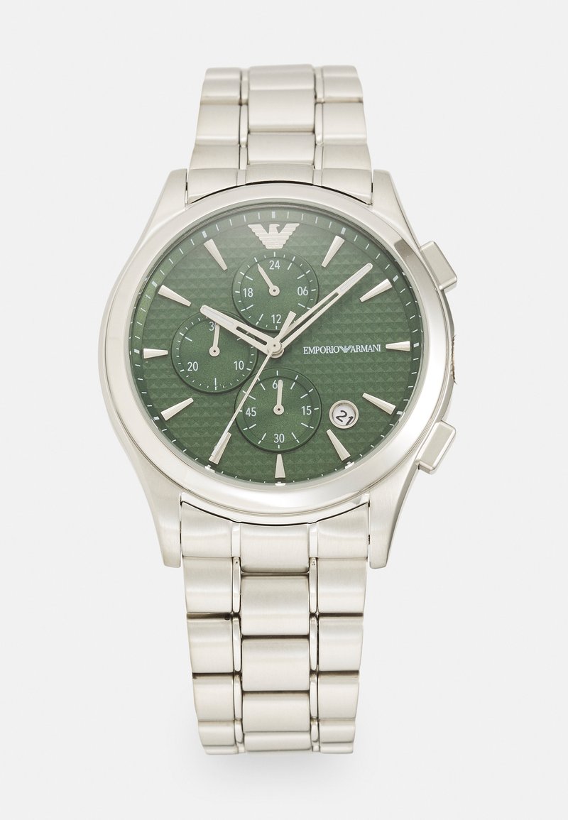 Emporio Armani PAOLO - Chronograph watch - silver-coloured - Zalando.de