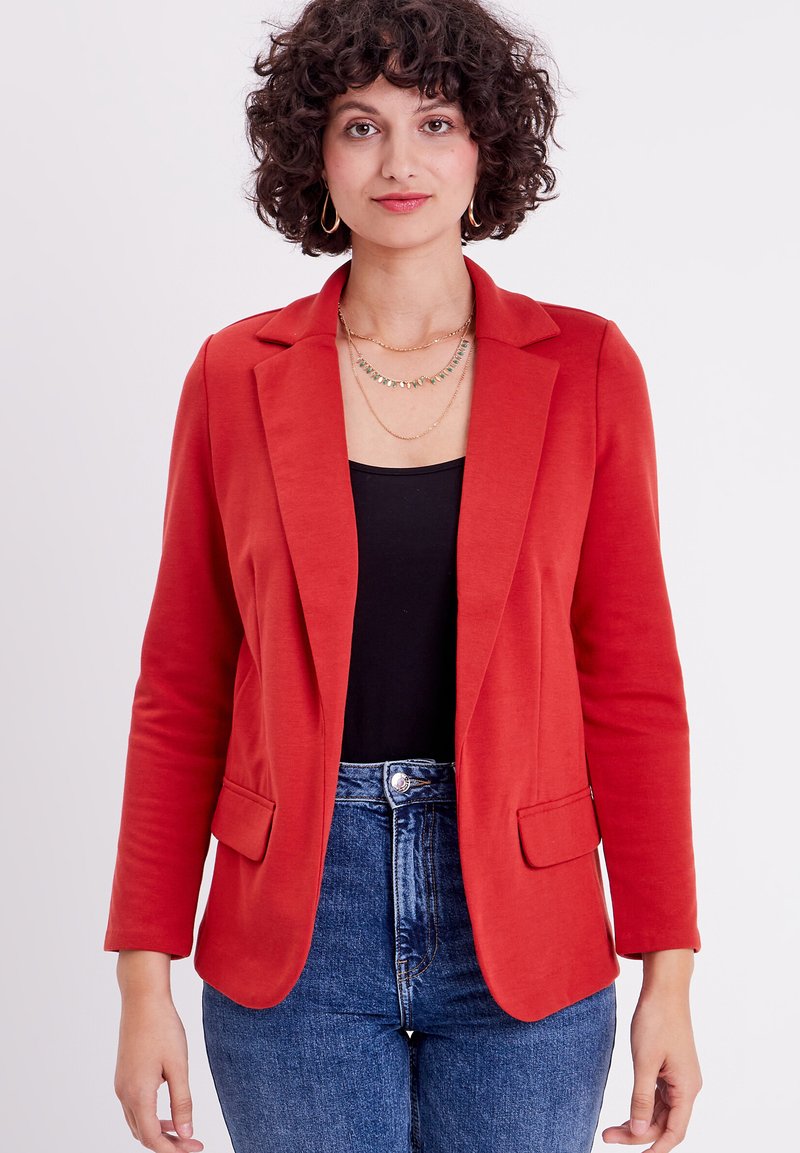 Cache Cache GERADE IM STIL - Blazer - orange foncé/arancio fluo ...