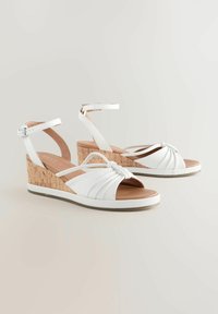 Next Wedge sandals - white - Zalando
