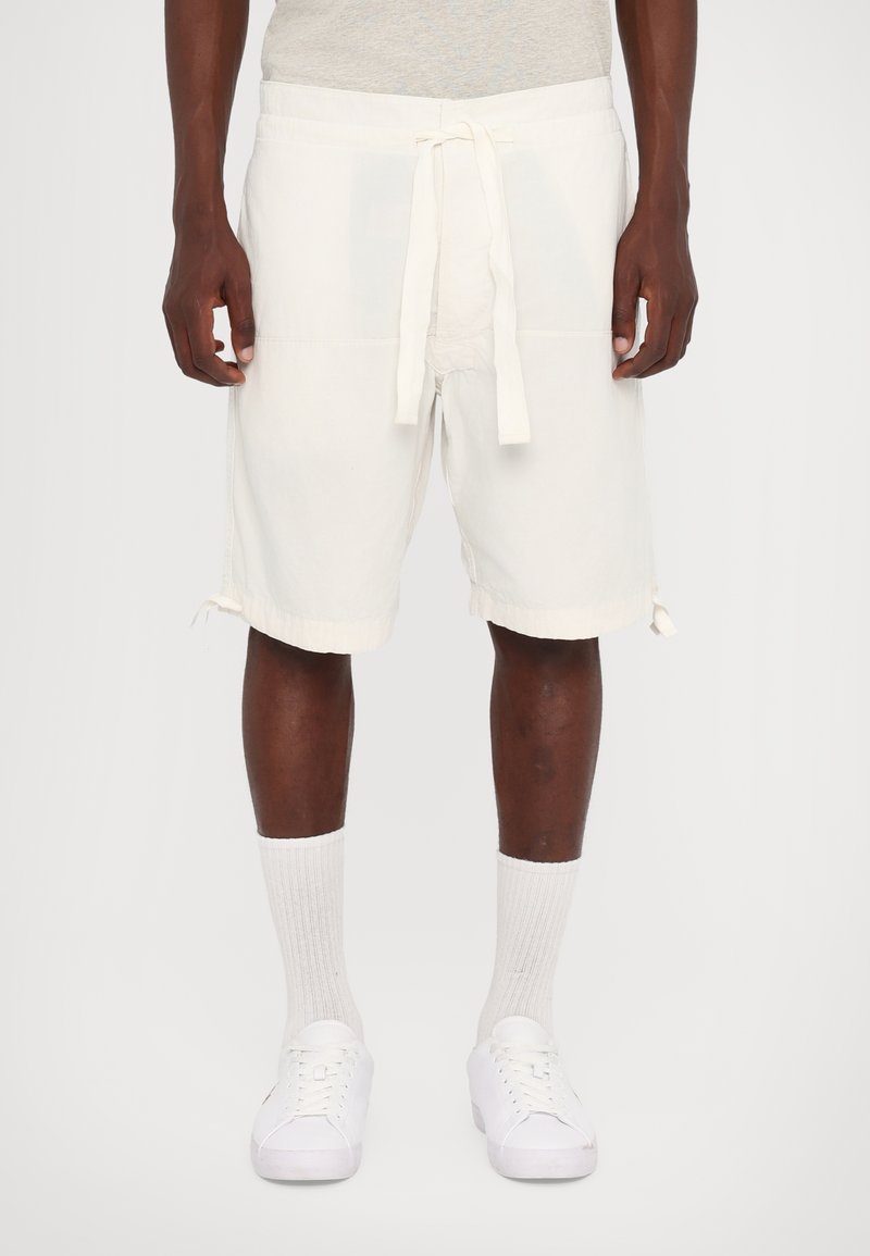 Polo Ralph Lauren BEACH COMB FLAT FRONT - Shorts - deckwash white/white ...
