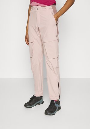 Swedemount LOFOTEN STRETCH - Stoffhose - black burgundy/lila - Zalando.de