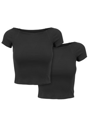 Urban Classics WIDE NECK - Top - black/schwarz - Zalando.ch