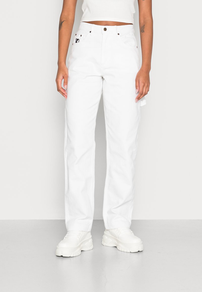 Karl Kani BAGGY PANTS - Relaxed fit jeans - white - Zalando.ie