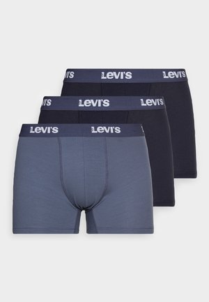 Levi's® MEN SOLID BASIC BOXER BRIEF 4 PACK - Shorty - black/grey melange/gris - ZALANDO.FR