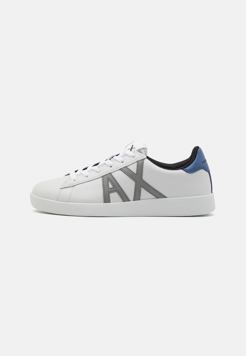 Armani Exchange LACE UP - Trainers - white/grey/white - Zalando.ie