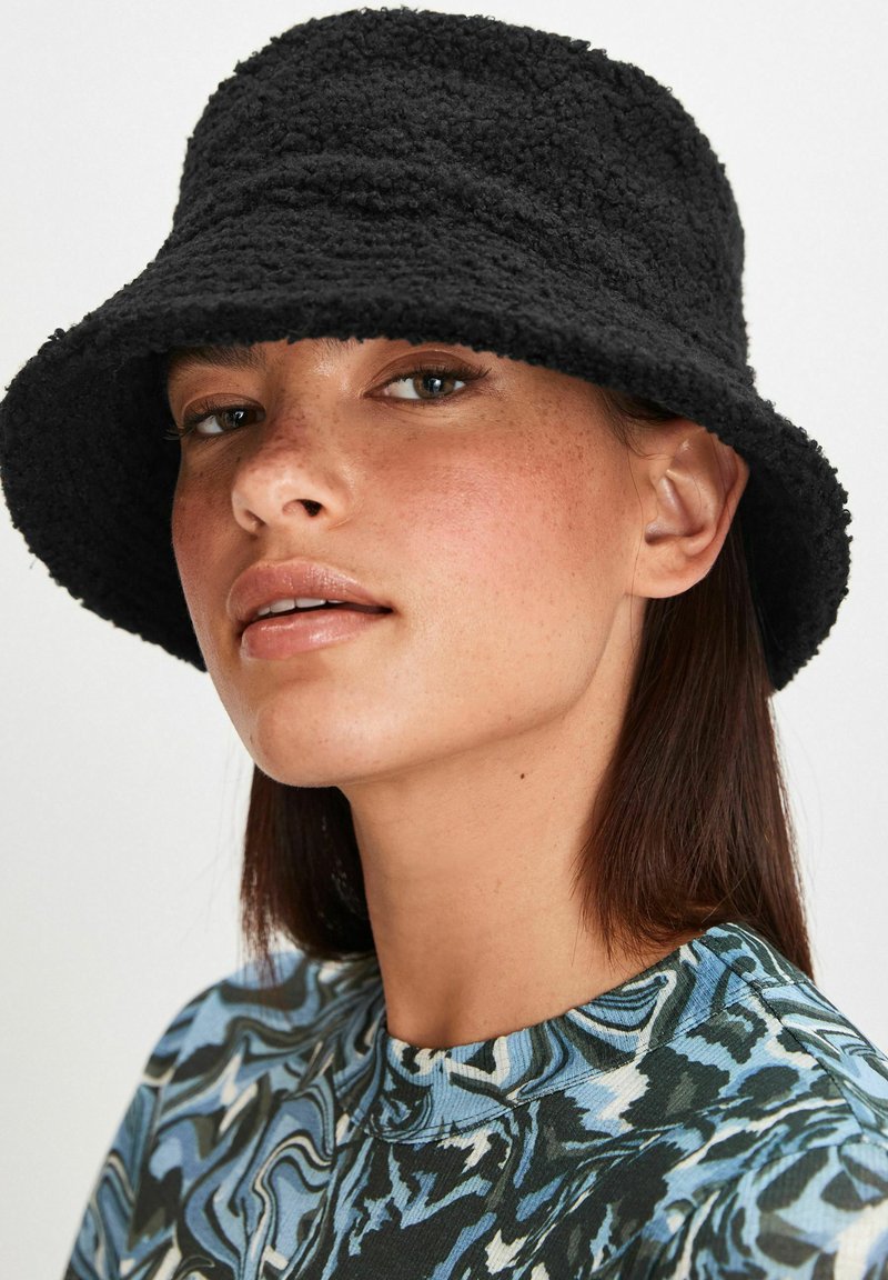 Next BORG BUCKET HAT - Hatt - black/svart - Zalando.se