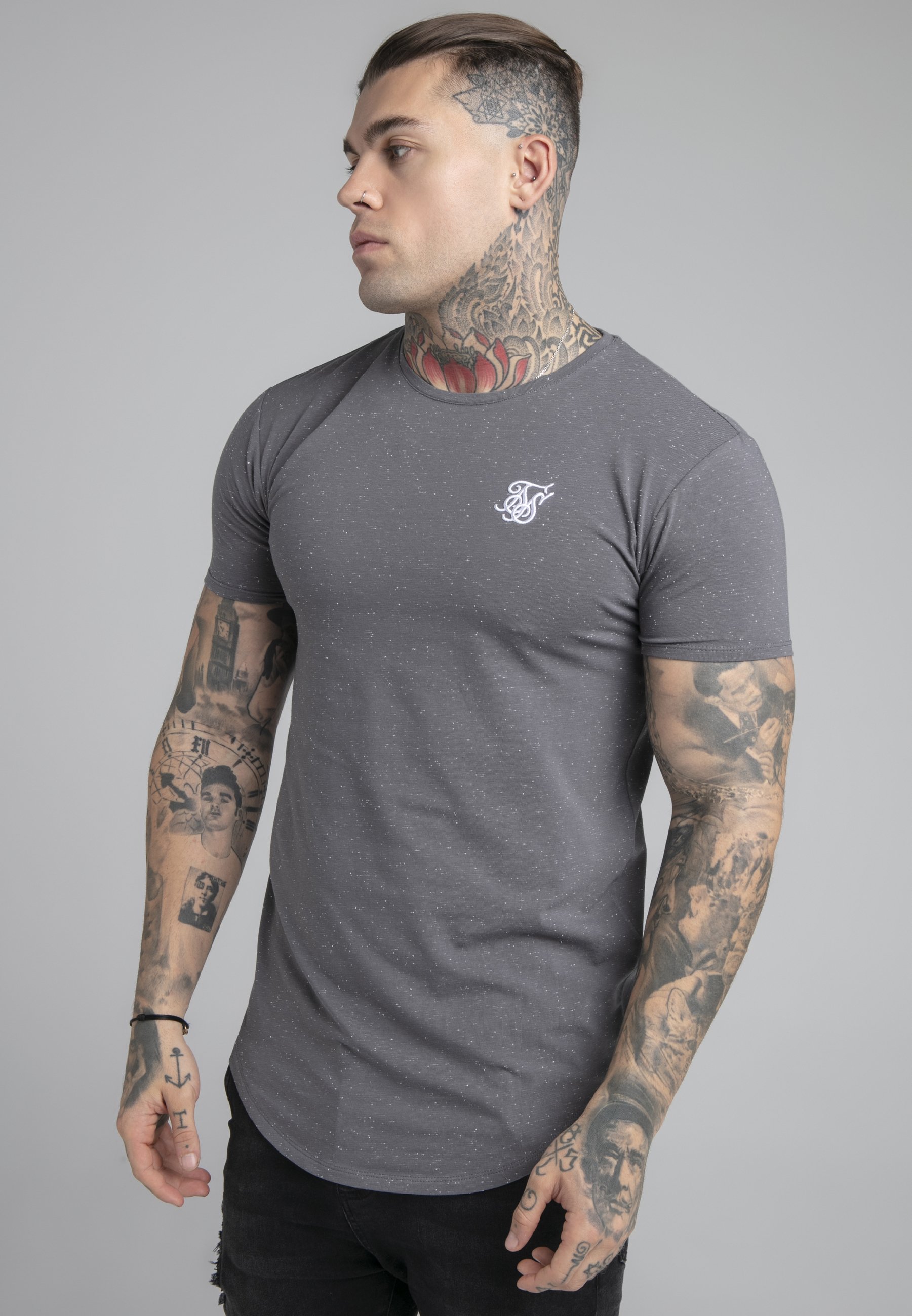 SIKSILK NEPS TEE Basic T shirt Grey Zalando de SIKSILK NEPS TEE Basic T shirt Grey Zalando de