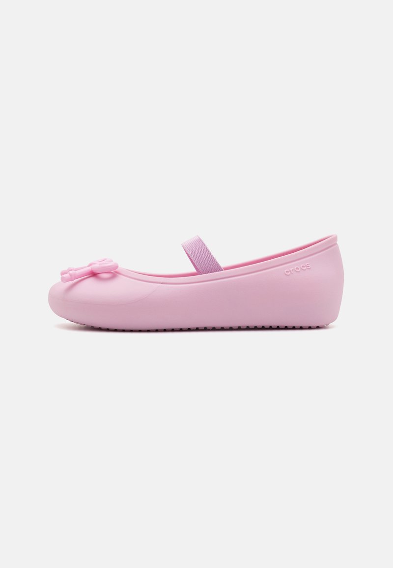 Crocs BROOKLYN BOW FLAT - Baleríny s páskem - ballerina pink/růžová ...