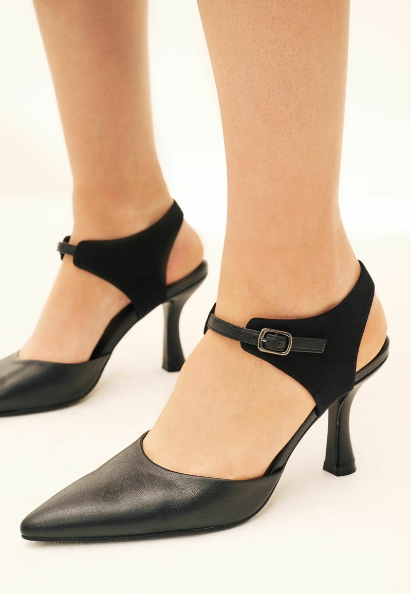 Next FOREVER COMFORTÂ® MARY JANE CURVY HEEL SHOES - Pumps - black ...