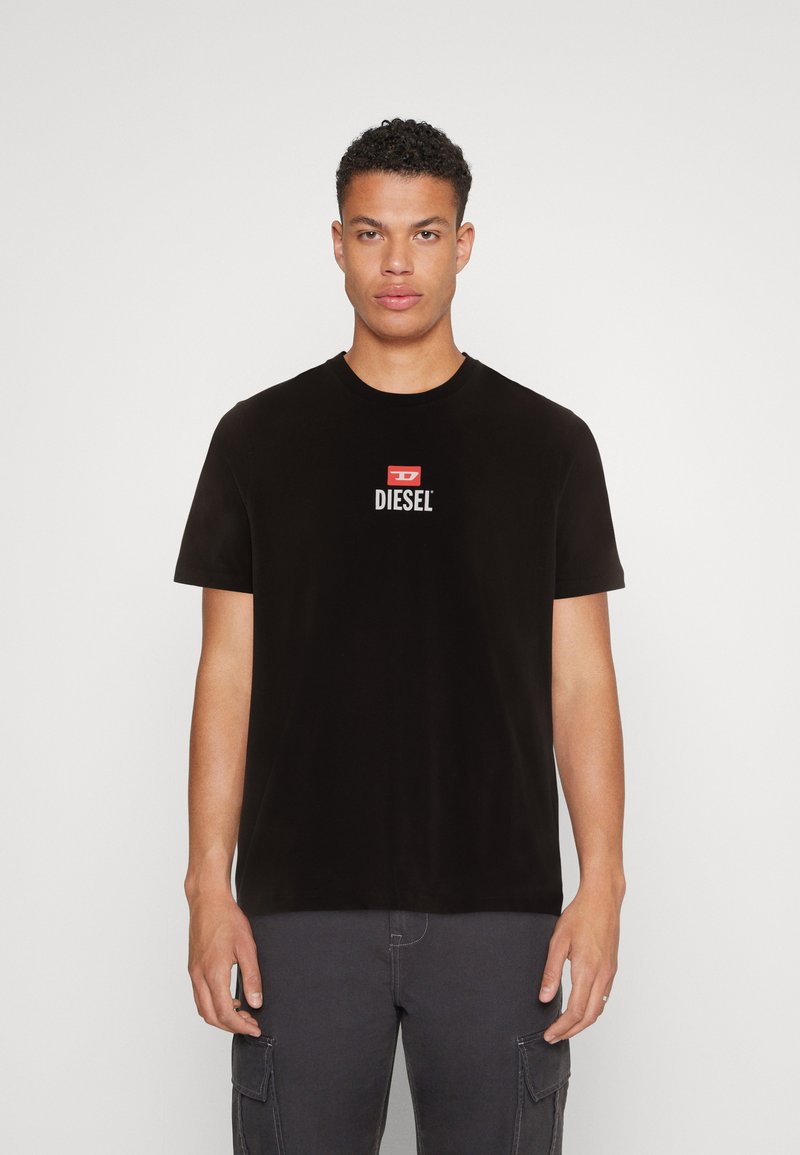 Diesel T-JUST SMALL NEW D LOGO - T-Shirt print - black/schwarz - Zalando.at