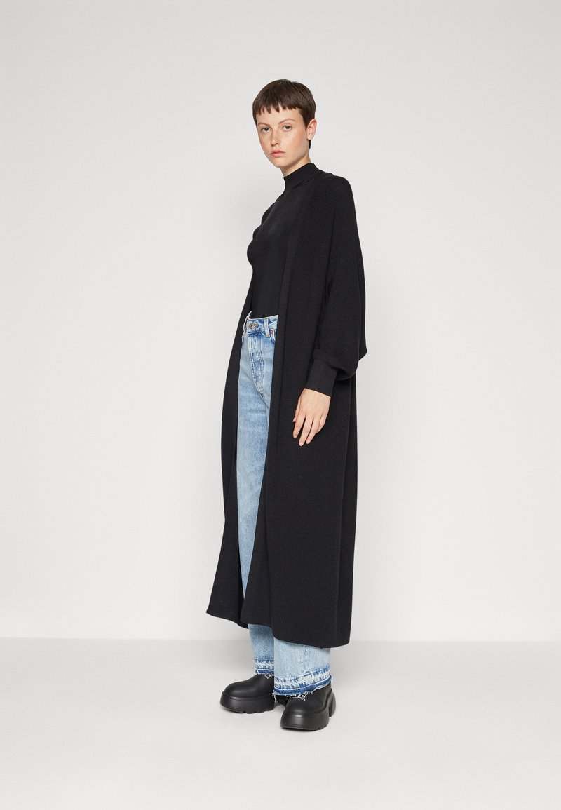 MSCH Copenhagen ODANNA RACHELLE LONG CARDIGAN - Cardigan - black ...