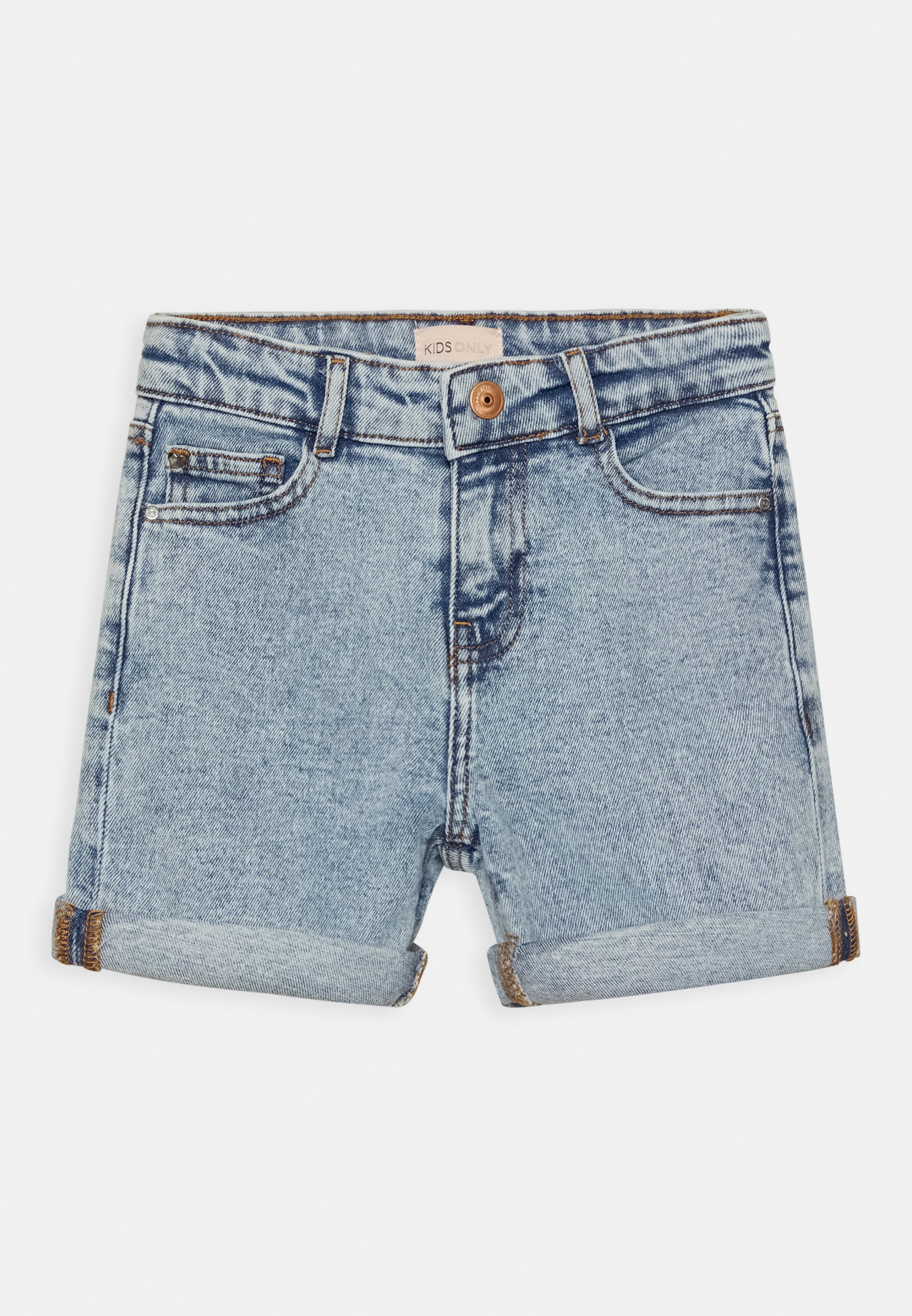 Kids ONLY LIFE Denim shorts light blue denim light blue denim Zalando