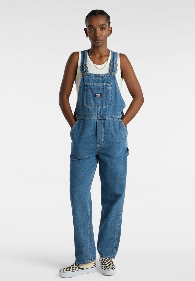 Vans GROUNDWORK - Overall /Buksedragter - stone wash/blå - Zalando.dk
