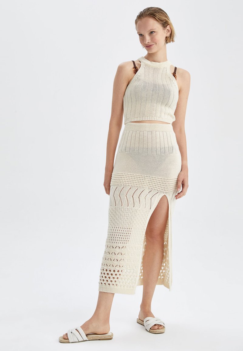Defacto Strandaccessoire Ecru Beige Zalando De