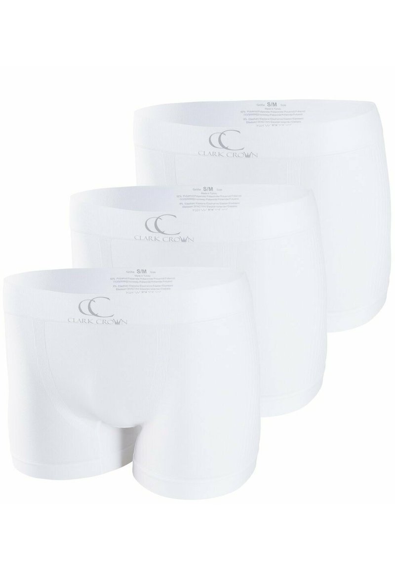 Clark Crown 3 PACK - Panties - weiss gerippt/weiß - Zalando.de