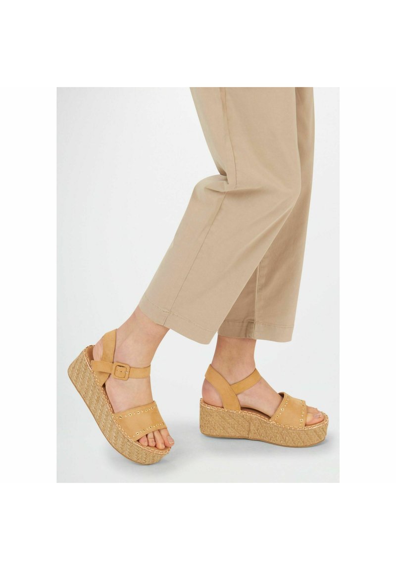 Conbipel WITH WEDGES - Espadrilles - rust/bruin - Zalando.be