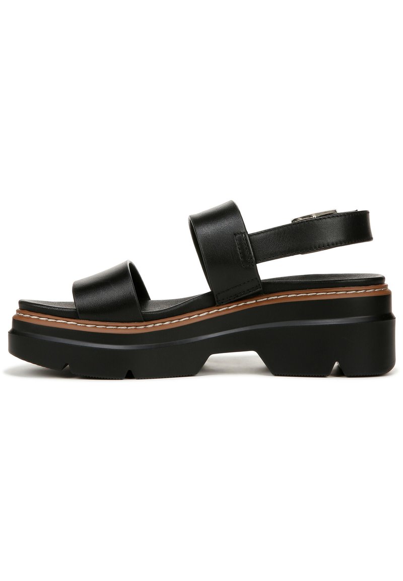 Naturalizer Platform sandals - black leather/black - Zalando